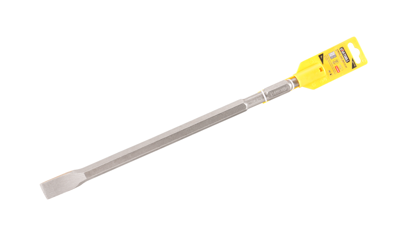 SDS-HEX STONE FLAT CHISEL - aal-tools